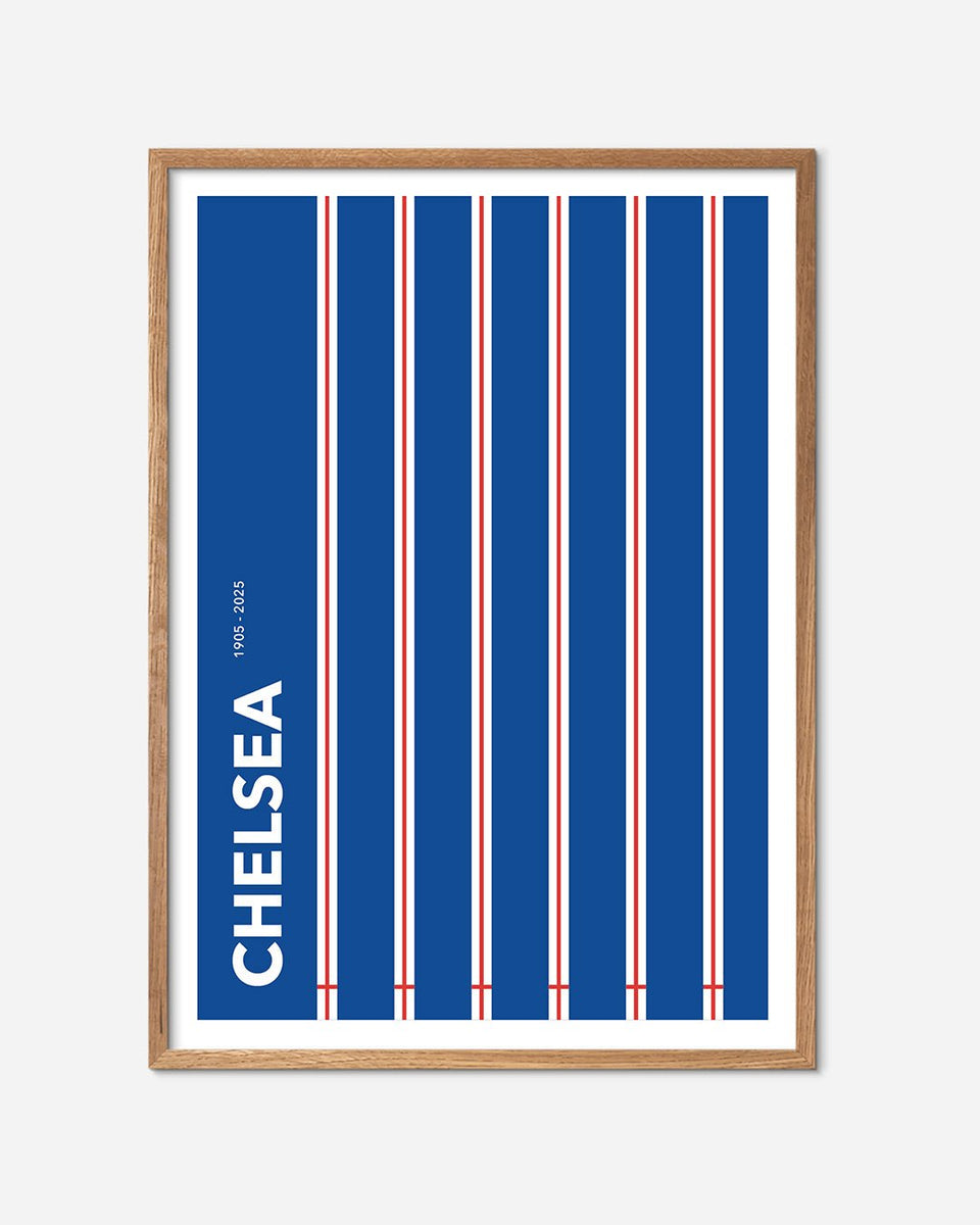 Chelsea 1905-2025 | Football Art Poster | Olé Olé