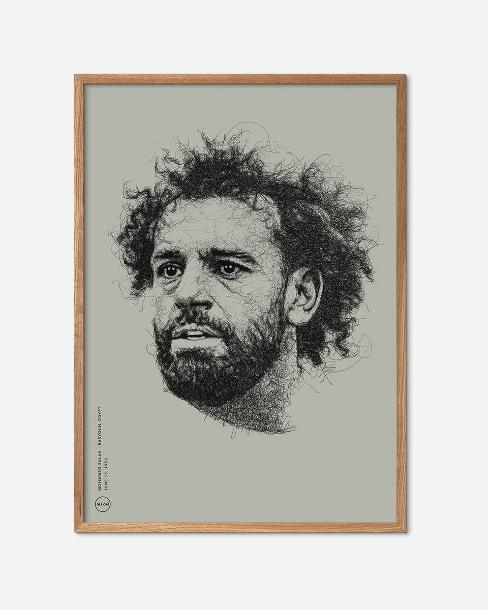 Mohamed Salah | Football Art Poster | Olé Olé
